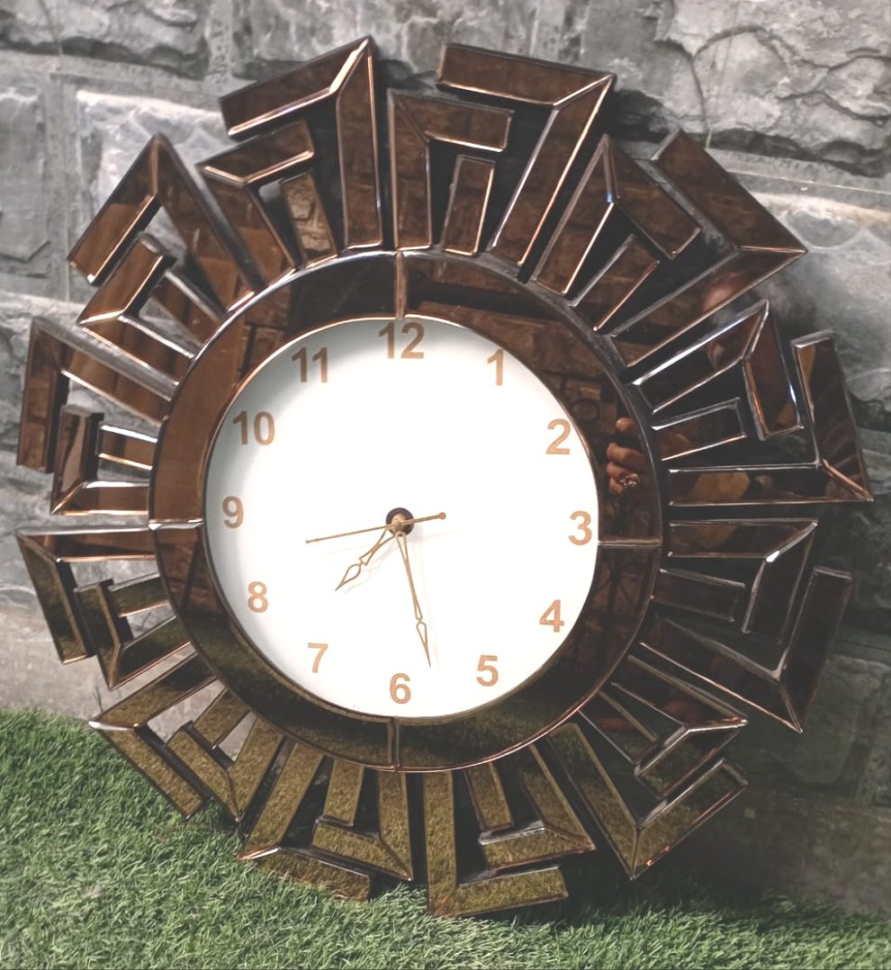 Venetian Glass Designer Modern Wall Clock